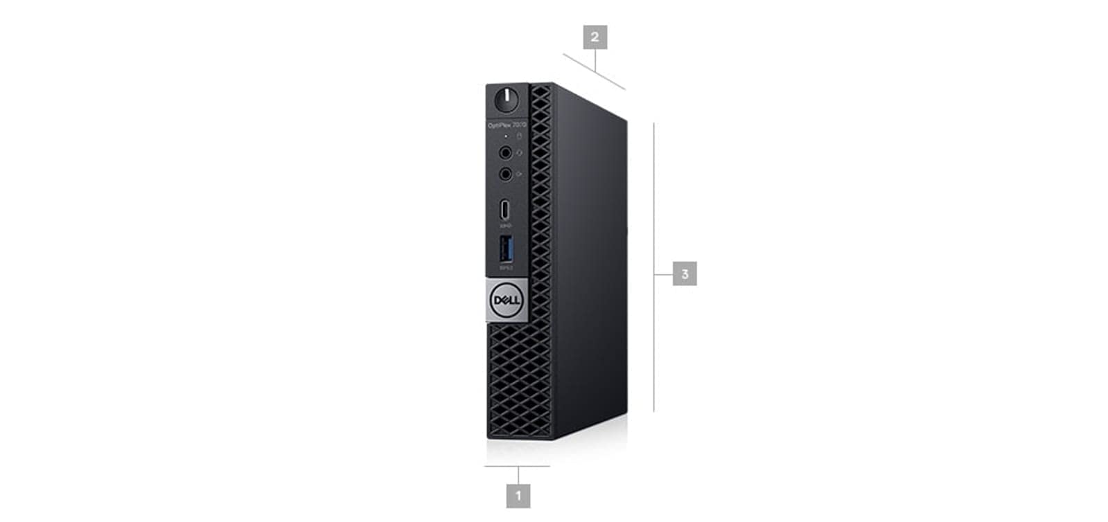 Dell OptiPlex 7070 Desktop Computer - Intel Core i7-9700T - 16GB RAM - 256GB SSD - Micro PC (Renewed)