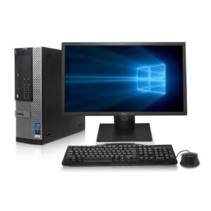 dell optiplex 7010 desktop computer- intel core i7 3.4ghz, 16gb ddr3, new 2tb hdd, windows 10 pro 64-bit, wifi, dvdrw + new dell full hd 22 inch led monitor (renewed)