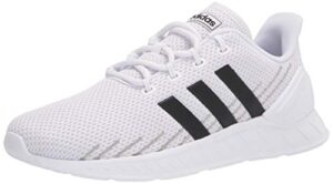 adidas men's questar flow nxt running shoe, white/black/grey, 10