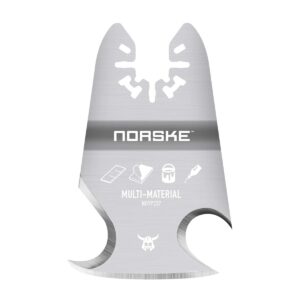 norske tools notp237 oscillating multi tool accessory blade universal fit 3-in-1 rigid scraper & knives