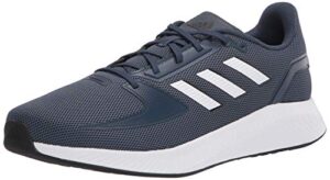 adidas men's runfalcon 2.0 running shoe, crew navy/white/ink, 13