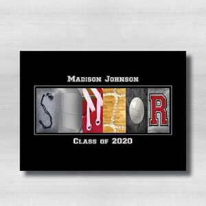 Personalized Senior Volleyball Gift, Class of 2021, 8x10 or 11x14 PHOTO print,