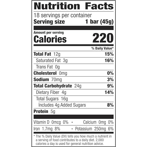 Larabar Peanut Butter Chocolate Chip, Gluten Free Fruit & Nut Bar, 18 Ct