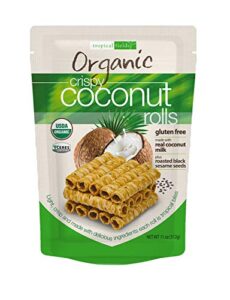 tropical fields organic crispy coconut rolls, 11 oz