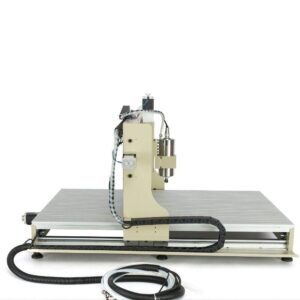 CNCEST USB ER20 4AXIS 2.2KW 6090 CNC Router Metal Engraver Milling Drilling Machine VFD Ball Screws 3D Spindle Carving Drilling Machine 110V For Wood Working Cutting Mill PCB Badges Bronzing Plate