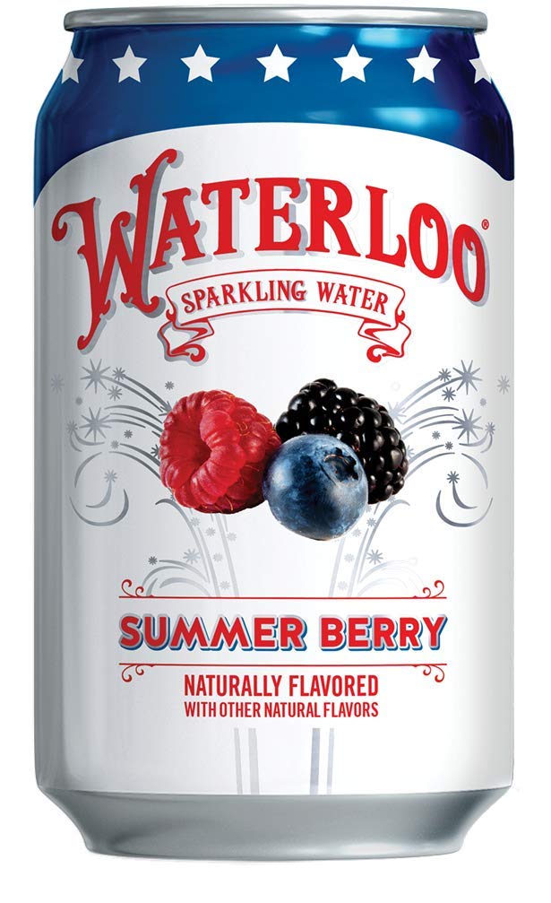 Waterloo Sparkling Water, Summer Berry Naturally Flavored, 12 Fl Oz Cans, Pack of 12 | Zero Calories | Zero Sugar or Artificial Sweeteners | Zero Sodium