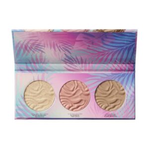 physicians formula murumuru butter bronzer face powder makeup set, includes nourishing butter bronzer, highlighter, blush, dermatologist tested, vegan & cruelty-free - glow face palette