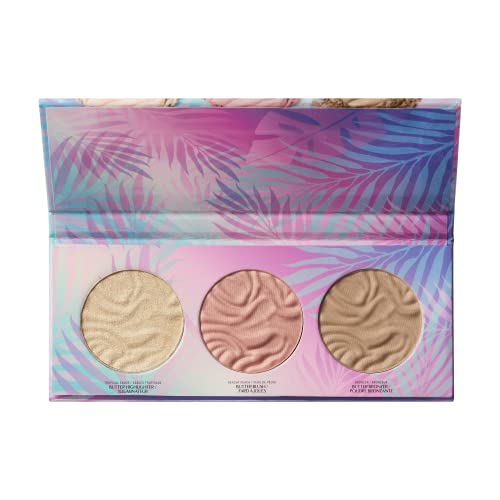 Physicians Formula Murumuru Butter Bronzer Face Powder Makeup Set, Includes Nourishing Butter Bronzer, Highlighter, Blush, Dermatologist Tested, Vegan & Cruelty-Free - Glow Face Palette