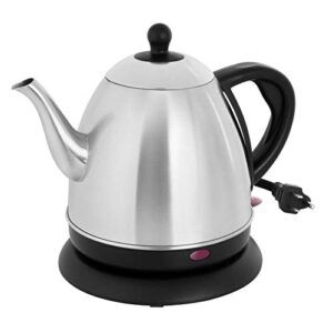 chantal electric kettle, royale series, 32 oz, stainless steel bpa-free, boil-dry guard, multi-use spout, (silver)