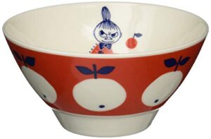 yamaka shoten moomin mm032-312 rice bowl, little my, made in japan, red, 9.5 fl oz (280 ml)