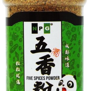 NPG Authentic Chinese Five Spice Blend 1.05 oz, Gluten Free, All Natural Ground Chinese 5 Spice Powder, No Preservatives No MSG, Mixed Spice Seasoning for Asian Cuisine & Stir Fry