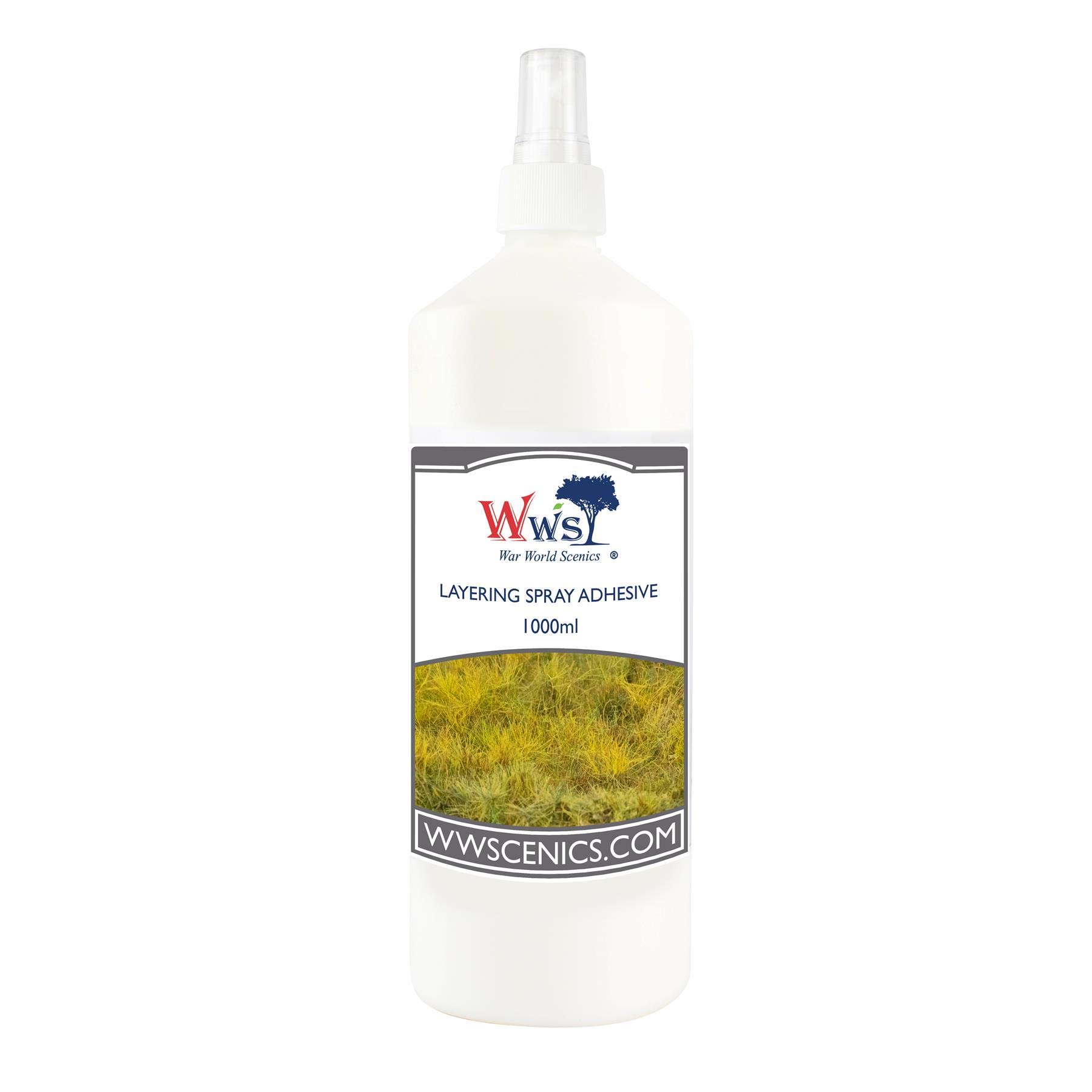 WWS War World Scenics Static Grass Layering Spray, 1000ml