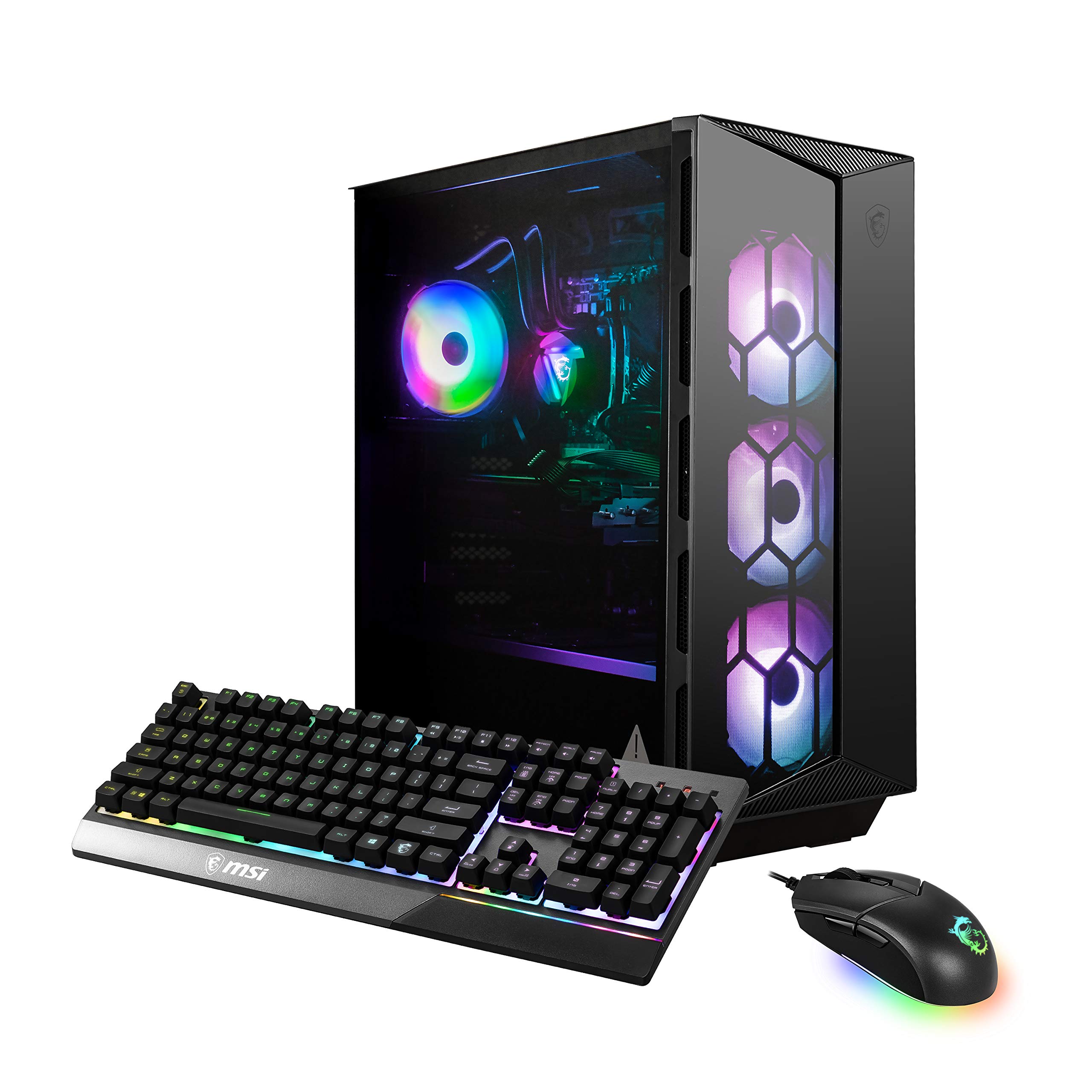 MSI Aegis RS 10SE-011US High-End Full Tower Desktop Intel Core i9-10900KF Processor RTX 2080Super 8GB GDDR6 32GB DDR4 2TB HDD 1TB SSD Liquid CPU Cooler WiFi 6 Windows 10 Home VR Ready