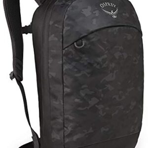 Osprey Transporter Panel Loader Laptop Backpack, Camo Black, One Size