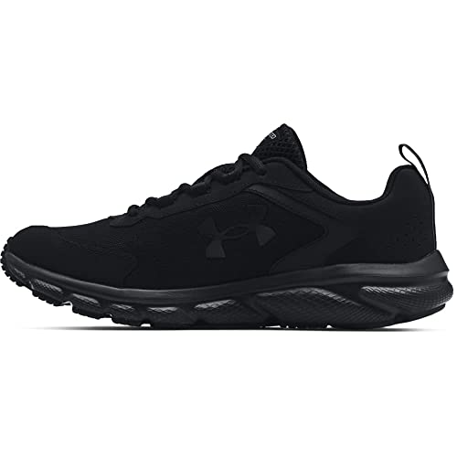 Under Armour Mens Charged Assert 9 Running Shoe, Black (002 Black, 12 US