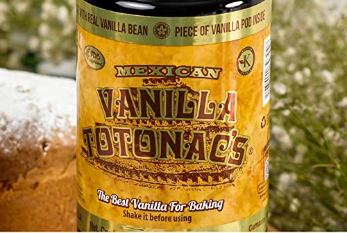 Mexican Vanilla Totonac's Pure Extract - 33.2 Oz Bottle - Premium Vanilla Liquid for Baking & Cooking, Packaging May Vary