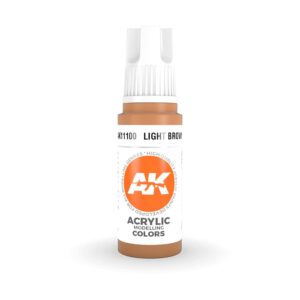 ak interactive 3rd gen acrylic light brown 17ml