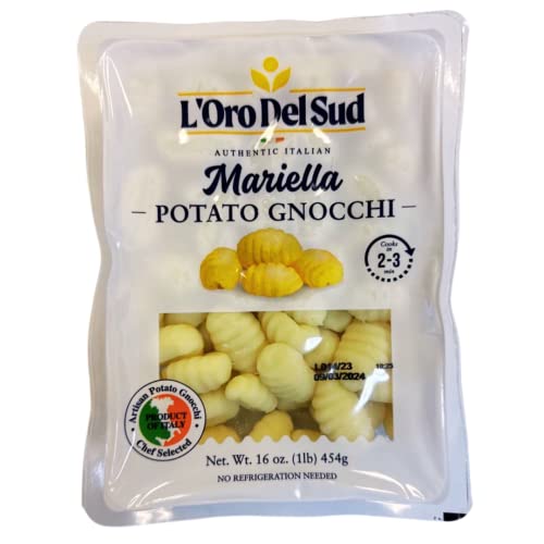 3 Pack, Gnocchi Potato, Product of Italy, Pasta Dumplings, Pasta di Patate, Cooks in 2-3 minutes, 3 x 1 lb, L'Oro Del Sud