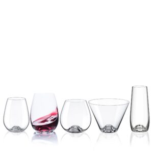 RONA Drink Master # 3 Stemless Wine Glass | Set of 4 | 16 oz. |