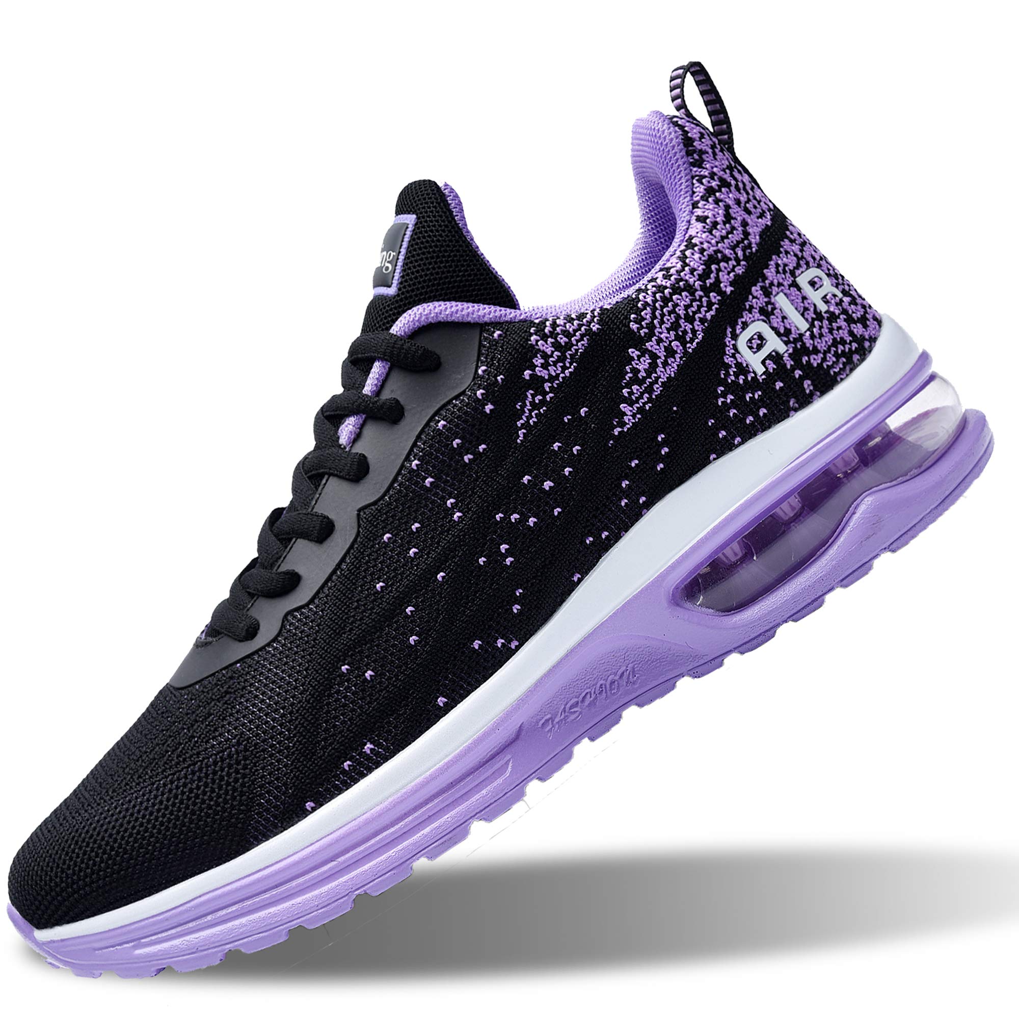 RomenSi Womens Running Shoes Fashion Breathable Tennis Air Cushion Sneakers (Purple US 8.5 B(M)