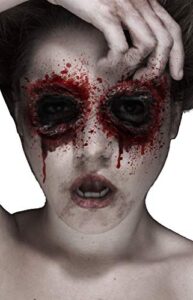 fxe faux studio zombie eyes injury 2-pc halloween latex prosthetic appliance.