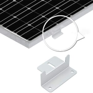 AUECOOR Mount Mounting Set Solar Panel Z Bracket RV Boat Off Grid