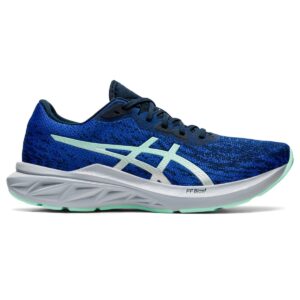 asics women's dynablast 2 running shoes, 9, french blue/fresh ice