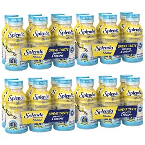 splenda diabetes care shakes - meal replacement shake, french vanilla, 8 fl oz (pack of 24)