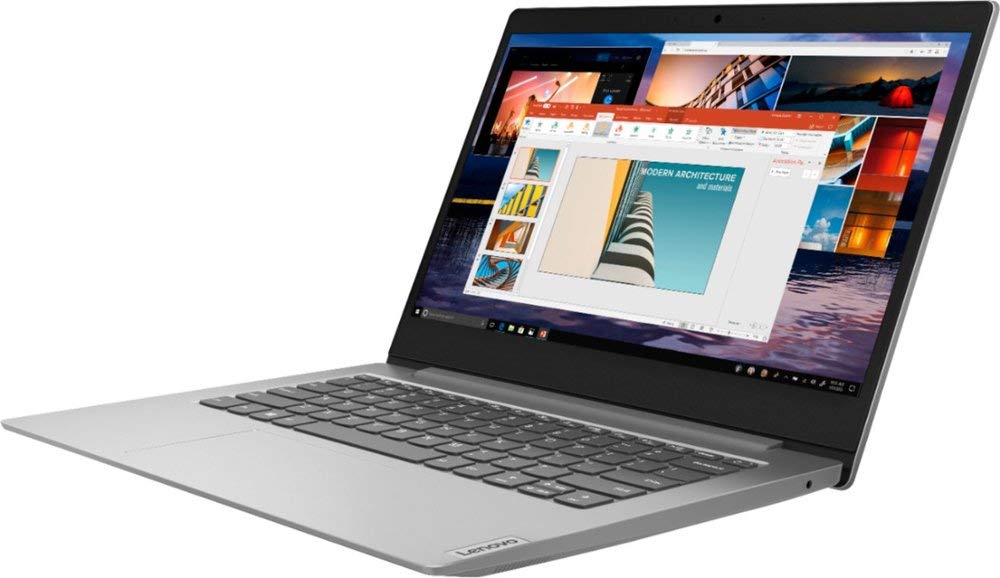 Lenovo IdeaPad 14.0-inch Laptop PC, 7th Gen AMD A6-9220e up to 2.4GHz, 4GB RAM, 64GB Flash Storage, HDMI, WiFi, Bluetooth, AMD Radeon R4, One-Year Office 365 Included, Up to 8Hrs Battery, Windows 10