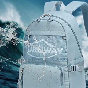 TurnWay Waterproof Lightweight 16” Laptop Backpack/Daypack for Travel, College, Sport, Men and Women