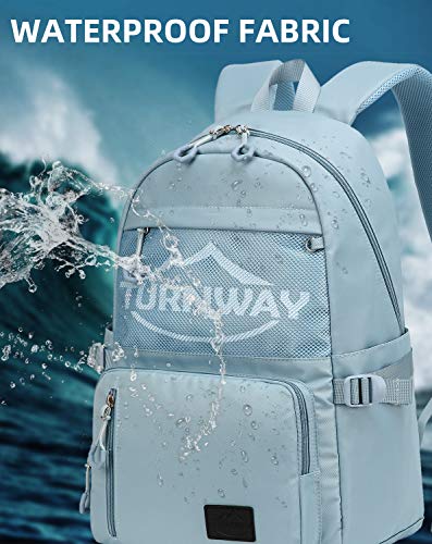 TurnWay Waterproof Lightweight 16” Laptop Backpack/Daypack for Travel, College, Sport, Men and Women