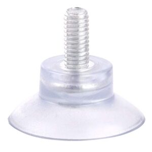 KINMAD 10 Pcs M8x13mm Rubber Strong Suction Cup Screw with 35mm Sucker Hanger Pads for Table Glass Tops