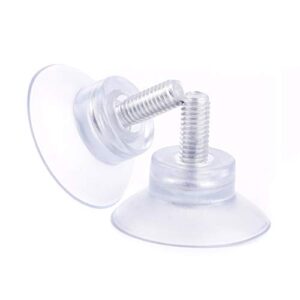 KINMAD 10 Pcs M8x13mm Rubber Strong Suction Cup Screw with 35mm Sucker Hanger Pads for Table Glass Tops