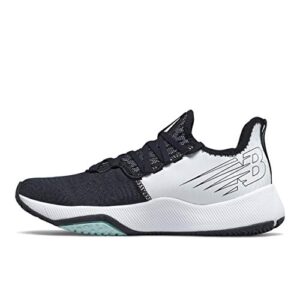 New Balance womens Fuelcell 100 V1 Cross Trainer, Black/Outerspace/White Mint, 8.5 US