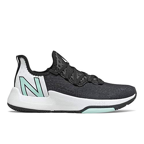 New Balance womens Fuelcell 100 V1 Cross Trainer, Black/Outerspace/White Mint, 8.5 US