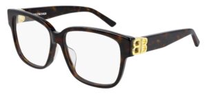 balenciaga bb0104o havana 56/14/140 women eyewear frame