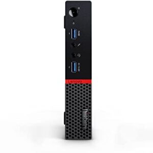 Lenovo ThinkCentre M900 Tiny Desktop, Quad Core Intel Core i5-6500T, 2.5GHz up to 3.1GHz, 8GB DDR4 RAM, 256GB SSD, AC-600 WiFi, HDMI, DVI, DisplayPort, Windows 10 Pro 64-bit (Renewed)