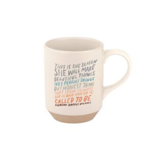 fringe studio stoneware new york mug, the season (429050) morgan harper nichols (mhm), natural, 12 fl oz