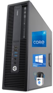 hp 600 g2 prodesk sff desktop, intel quad-core i5 6500 upto 3.6ghz, 16gb ram, 512gb ssd, hd graphics 530 4k / 3-monitor support, wi-fi, bluetooth, hdmi, displayport - windows 10 pro (renewed)