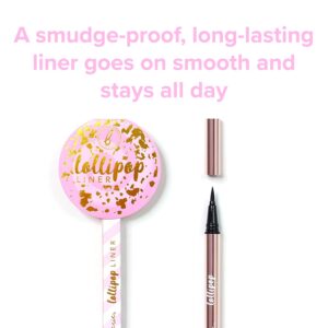 Beauty Bakerie Lollipop Liner Liquid Eyeliner, Waterproof and Smudge Proof Eye Makeup, Jet Black