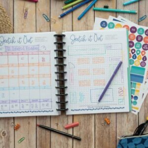 UCreate Customizable DIY Teacher Planner Kit, 8.5" x 11", 157 Pieces (P1000128)