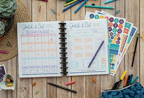 UCreate Customizable DIY Teacher Planner Kit, 8.5" x 11", 157 Pieces (P1000128)