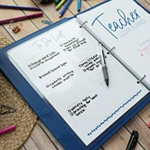 UCreate Customizable DIY Teacher Planner Kit, 8.5" x 11", 157 Pieces (P1000128)