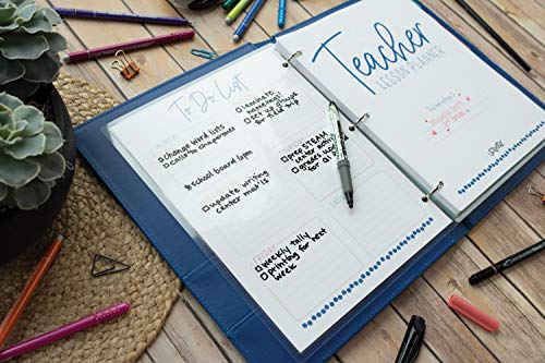 UCreate Customizable DIY Teacher Planner Kit, 8.5" x 11", 157 Pieces (P1000128)