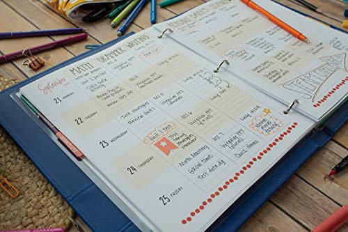 UCreate Customizable DIY Teacher Planner Kit, 8.5" x 11", 157 Pieces (P1000128)