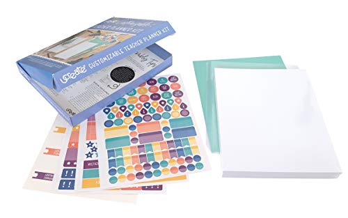 UCreate Customizable DIY Teacher Planner Kit, 8.5" x 11", 157 Pieces (P1000128)