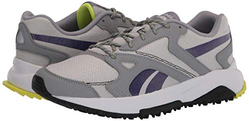 Reebok women's Lavante Terrain Running Shoe, Pure Grey/Yellow Flare, 8.5 US