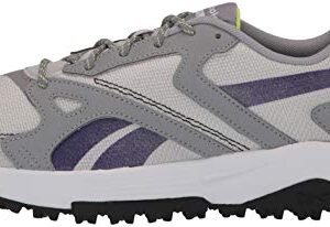 Reebok women's Lavante Terrain Running Shoe, Pure Grey/Yellow Flare, 8.5 US