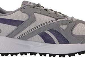 Reebok women's Lavante Terrain Running Shoe, Pure Grey/Yellow Flare, 8.5 US