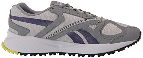 Reebok women's Lavante Terrain Running Shoe, Pure Grey/Yellow Flare, 8.5 US